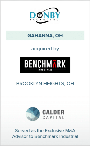 Benchmark Industrial Acquires Packaging Supplier Donby Packaging ...