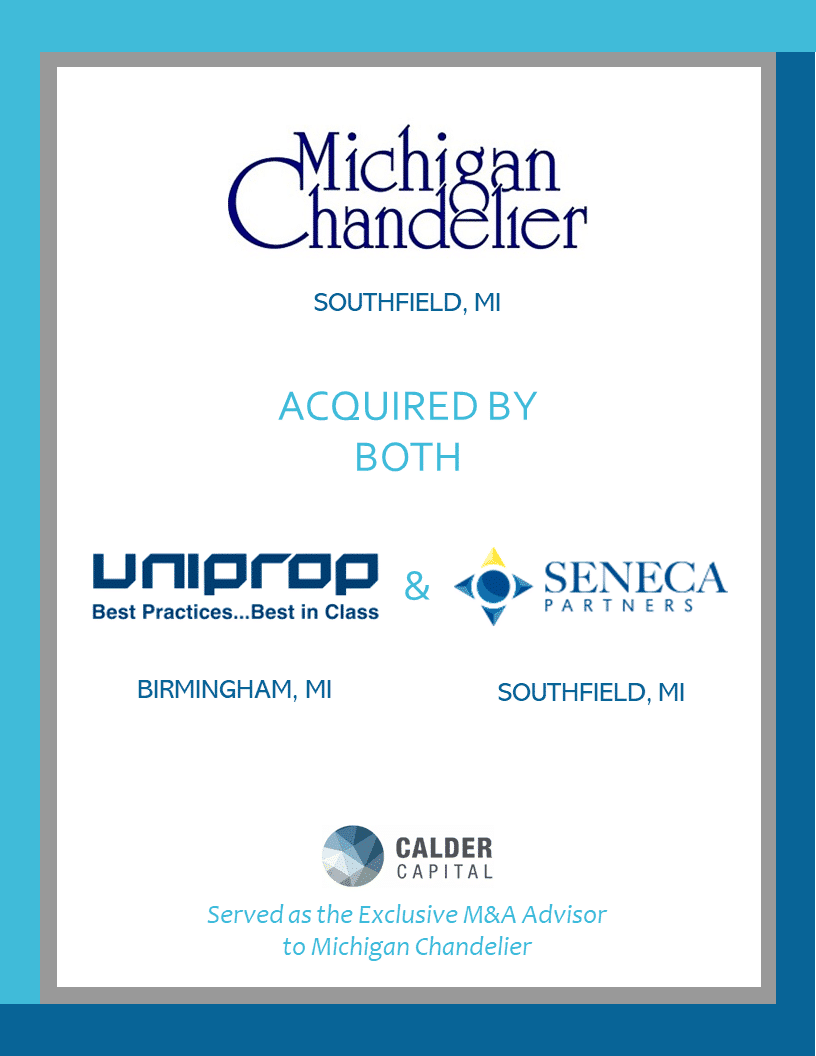 100+ Year Old Michigan Chandelier Acquired by Uniprop & Seneca Partners ...
